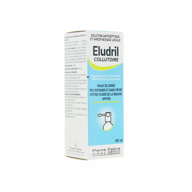 Eludril Collutoire Solution Antiseptique Et Anesthésique Locale 55ml